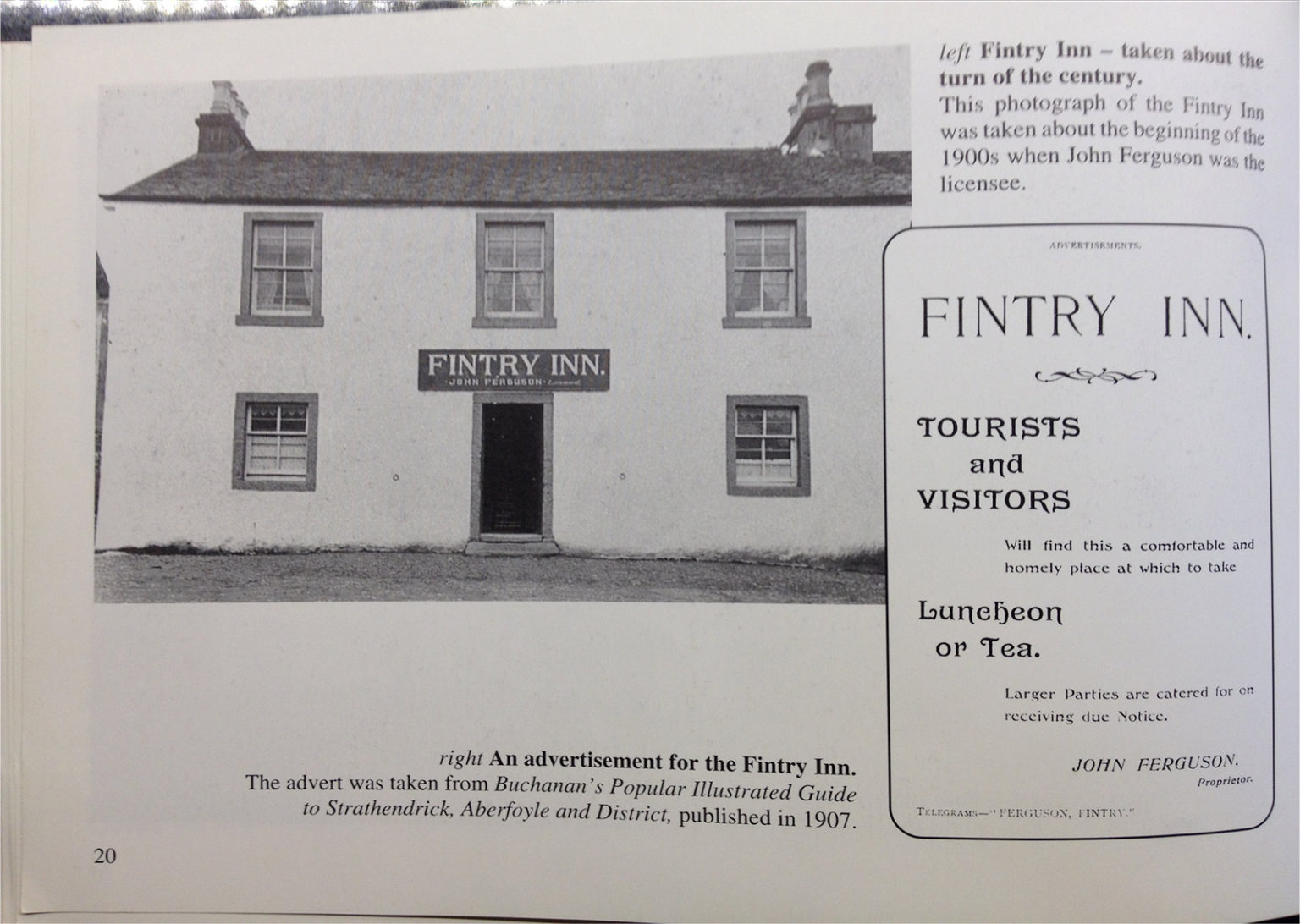 Inns, Shops, Leisure, Population – Fintry Museum