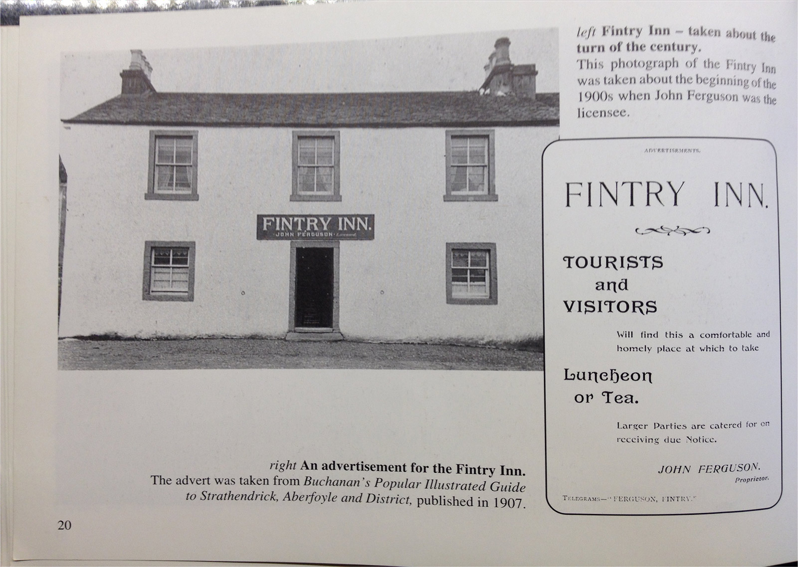 Inns, Shops, Leisure, Population – Fintry Museum